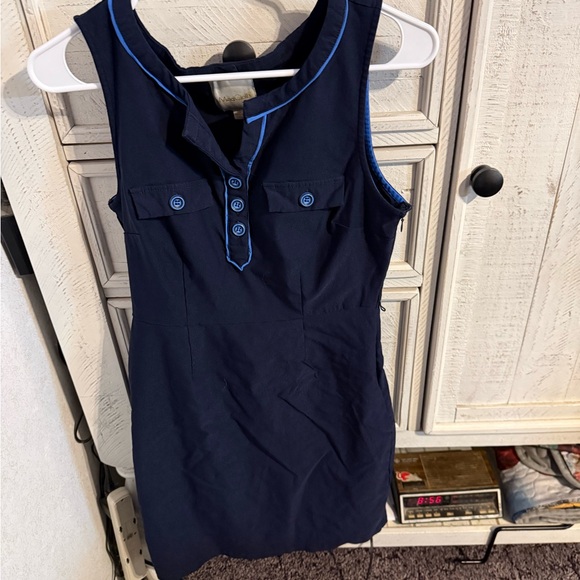 Modcloth | Dresses | Modcloth Navy Blue Mini Dress | Poshmark